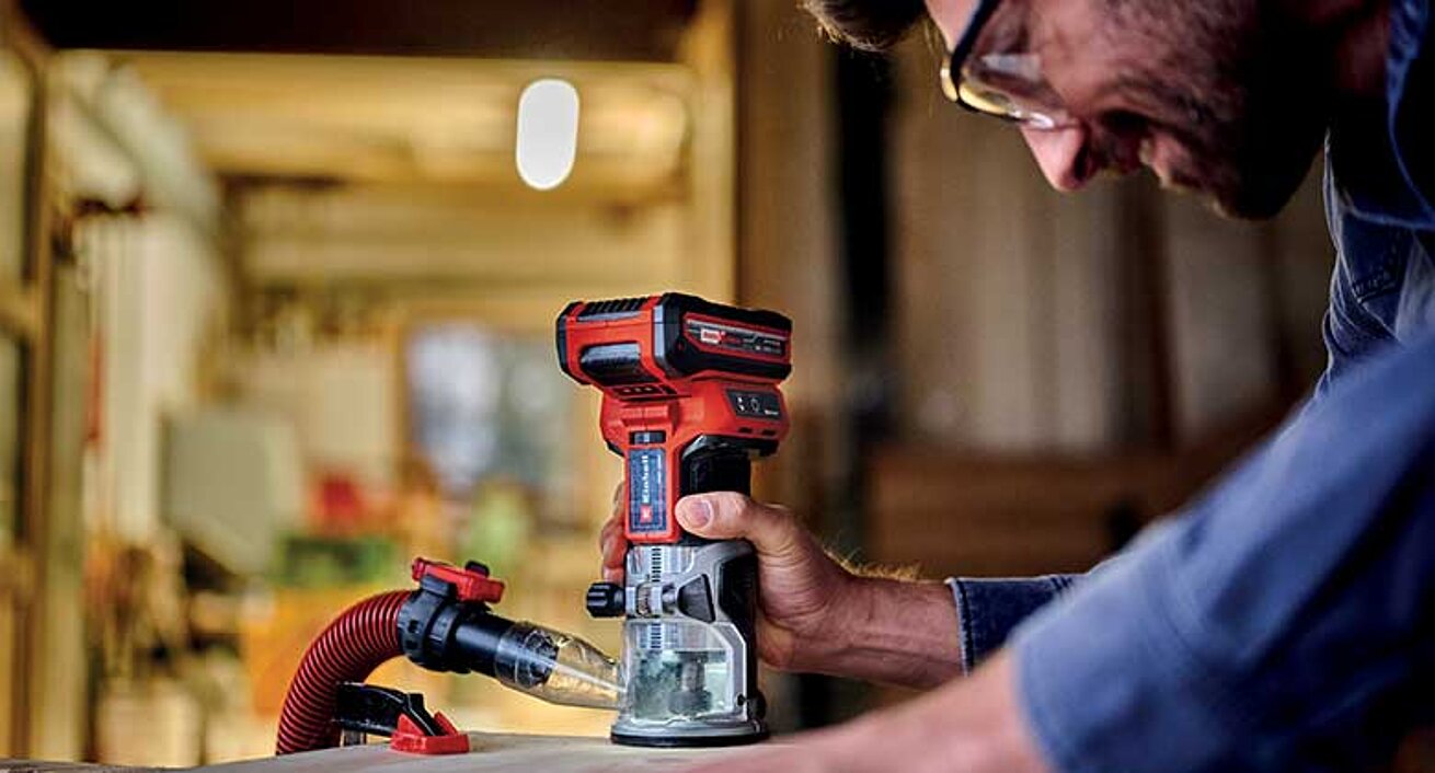 เครื่องเซาะร่องไม้ไร้สายจาก Einhell | Einhell.co.th